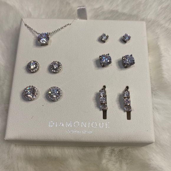 Diamonique | Jewelry | Diamonique Set Of 6 | Poshmark